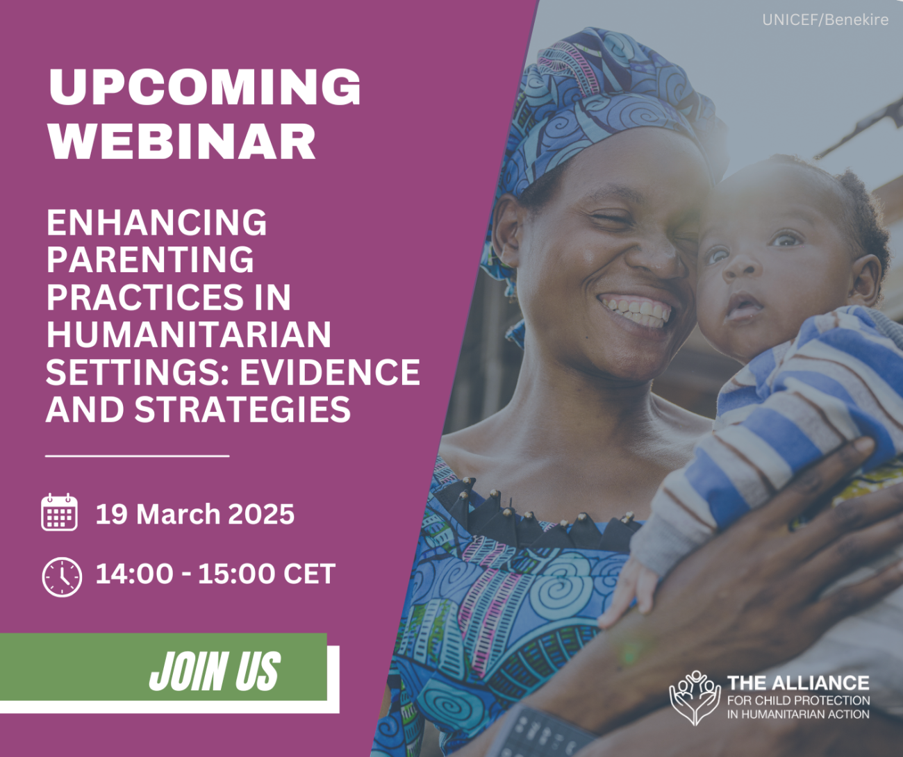 Webinar | Enhancing Parenting Practices in Humanitarian Settings: Evidence and Strategies ...